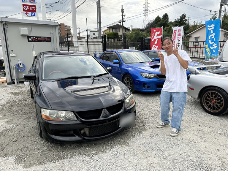 祝！！ランサーエボリューションⅧご納車 - 871RC西宮三田店GTスポーツカー専門店